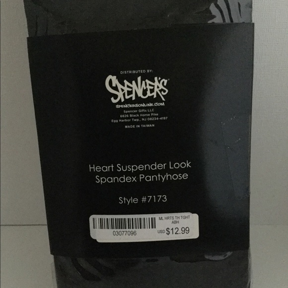 Body Rage by Spencers | Accessories | Nwt Body Rage Heart Suspenderlook ...